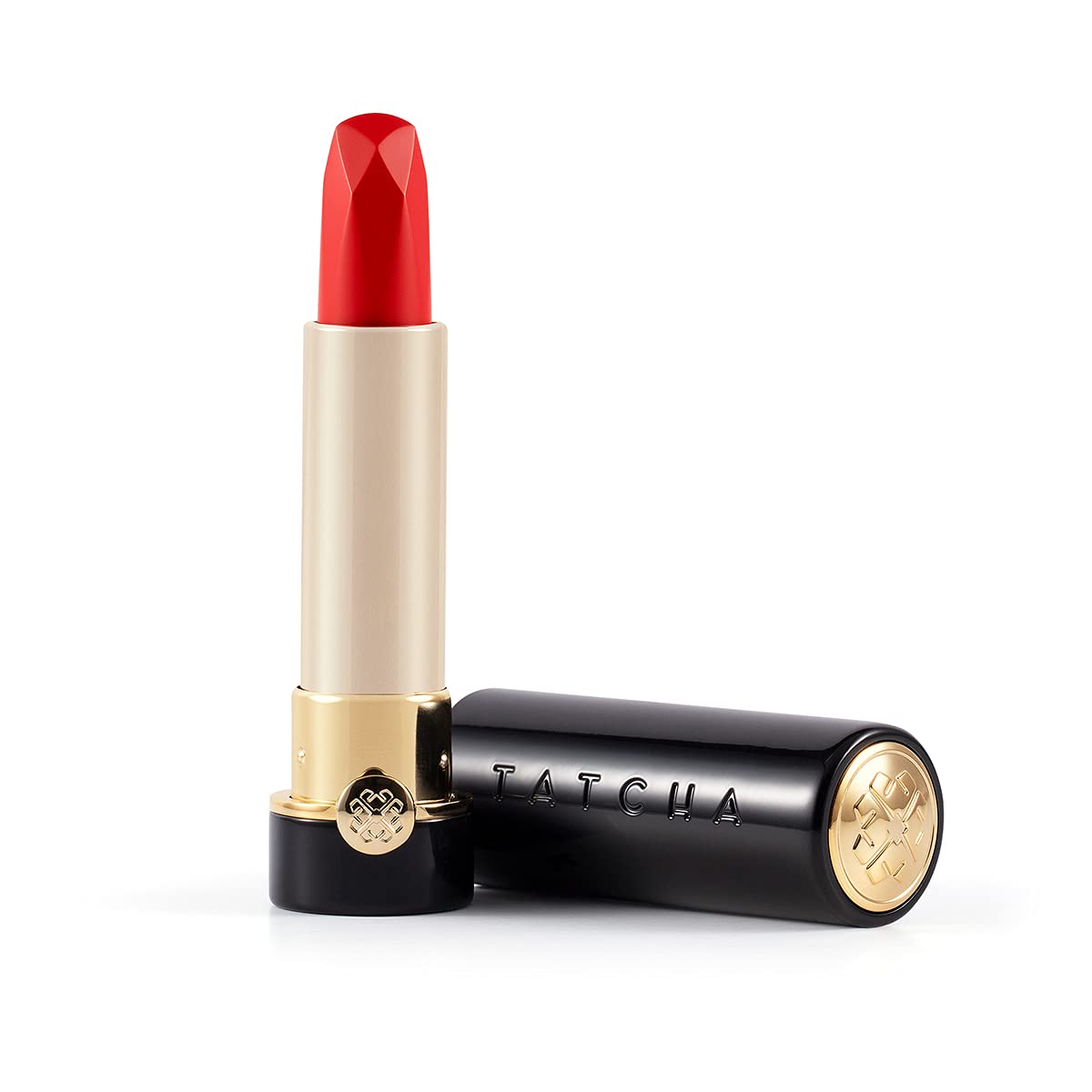 TATCHA Kyoto Red Silk Lipstick: Brilliant Pigment & Long-Wearing Matte Finish, 3.7g | 0.1 oz.
