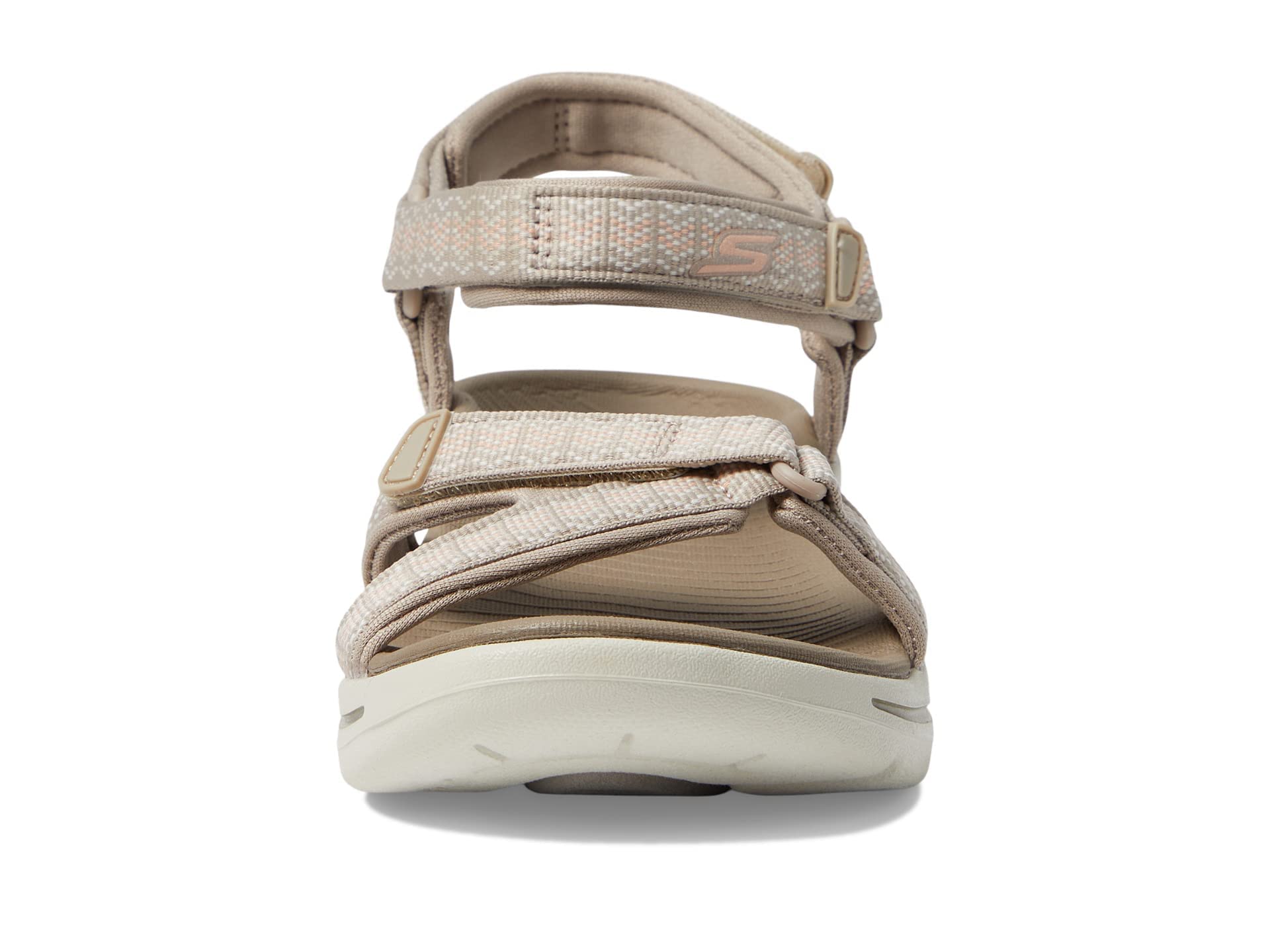Skechers Women's River Sandal, Taupe, 8