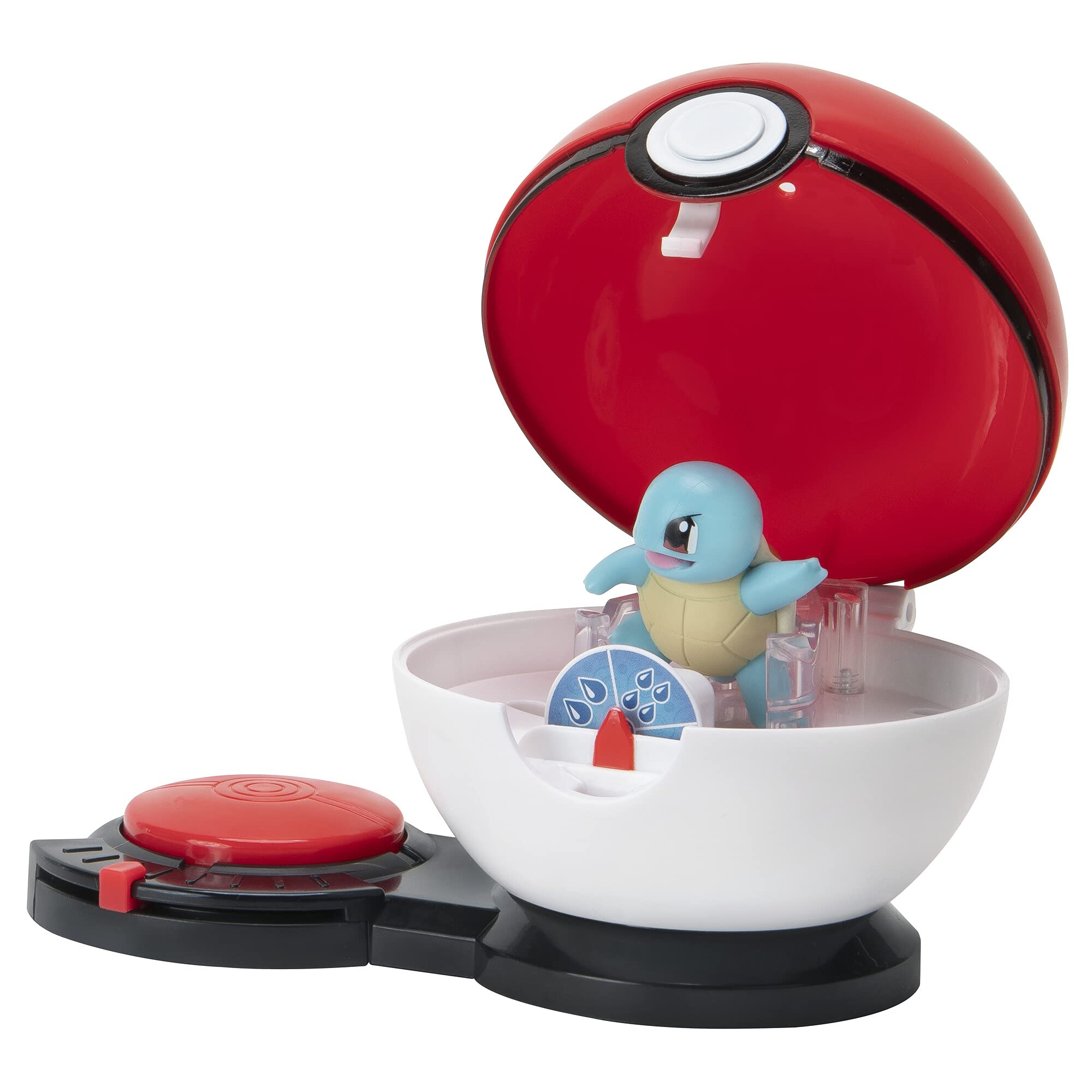 Pokémon Game with Squirtle and Jigglypuff - 2 Surprise Balls - 6 Attack Disks - Toys for Kids Fans