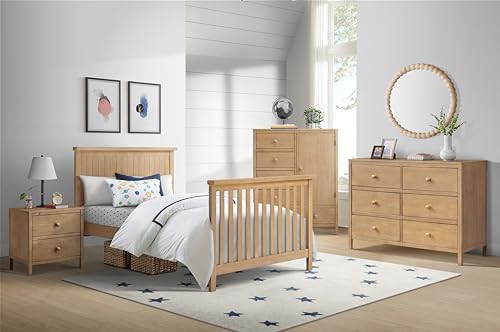 Soho Baby Everlee Crib to Full-Size Bed Conversion Kit, Honey Wood