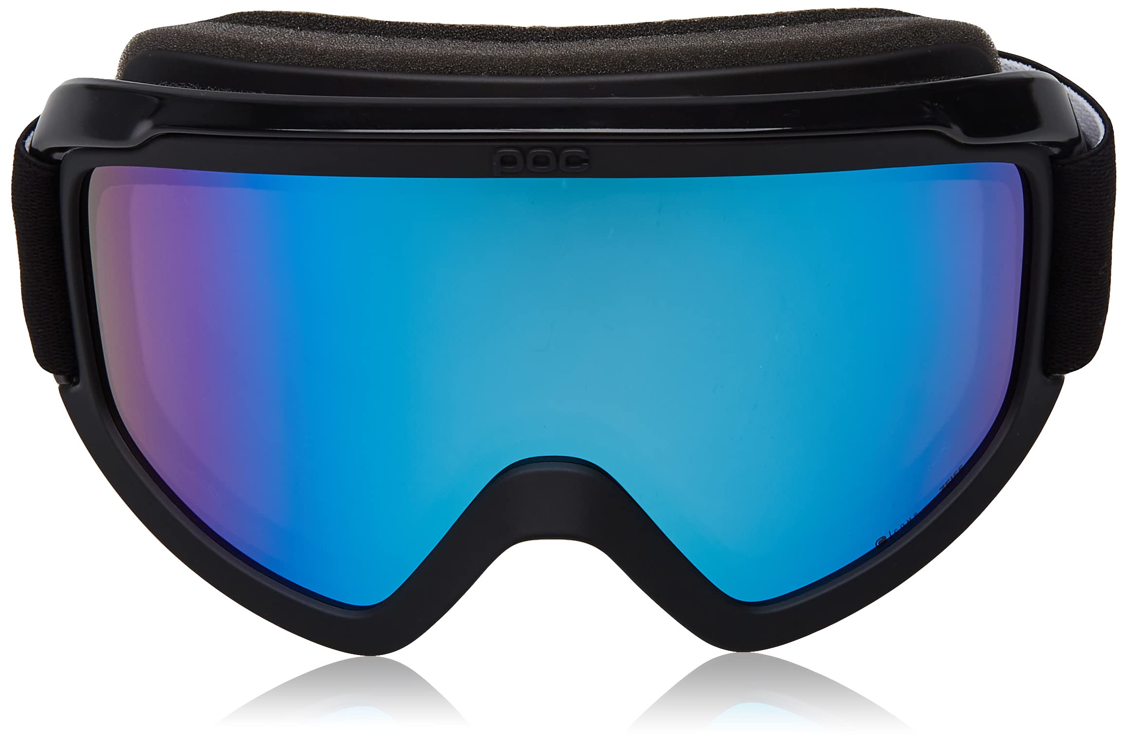 POC Opsin Clarity Comp - Optimal Ski Goggles for Skiers and Snowboarders with Great Field of View for Competitions, Uranium Black/Spectris Blue