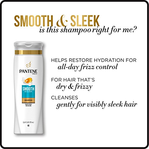 Pantene Smooth and Sleek Shampoo 20.1 Fl Oz