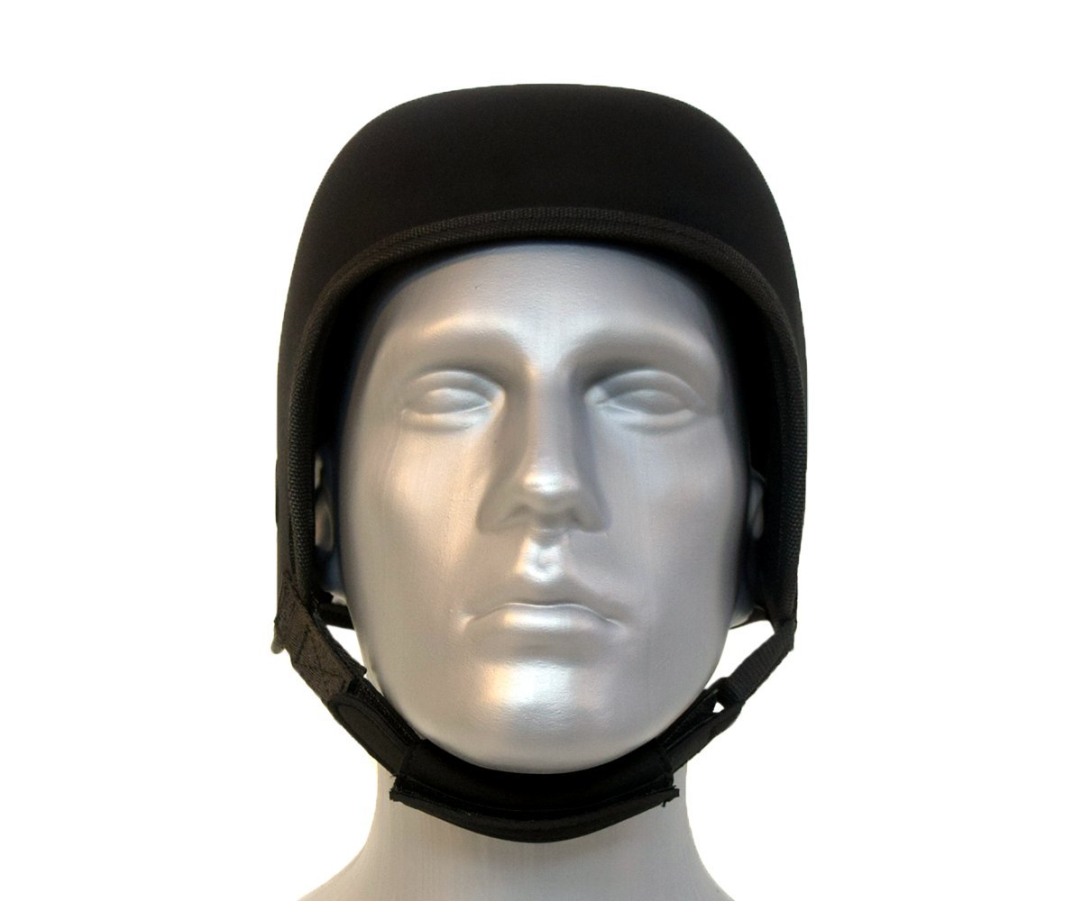 Opti-Cool Headgear Soft Protective Cooling Therapy Helmet (Black, Large (22.25-24in))
