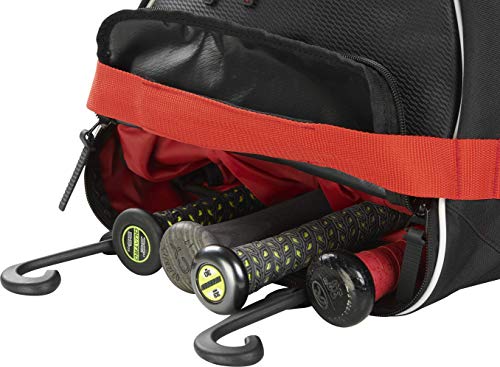 Rawlings | R1502 Wheeled Catcher's Bag | Baseball/Softball | Scarlet
