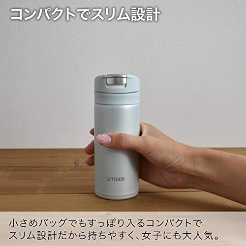 Tiger Thermos Bottle MMX-A022PA TIGER Mug Bottle, 6.8 fl oz (200 ml), Sahara, One-Touch, Lightweight, Fresh Pink