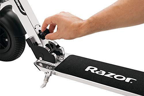 Razor A5 Air Kick Scooter for Kids Ages 8+ - Extra-Long Deck, 8" Pneumatic Rubber Wheels, Foldable, Anti-Rattle Handlebars, For Riders up to 220 lbs