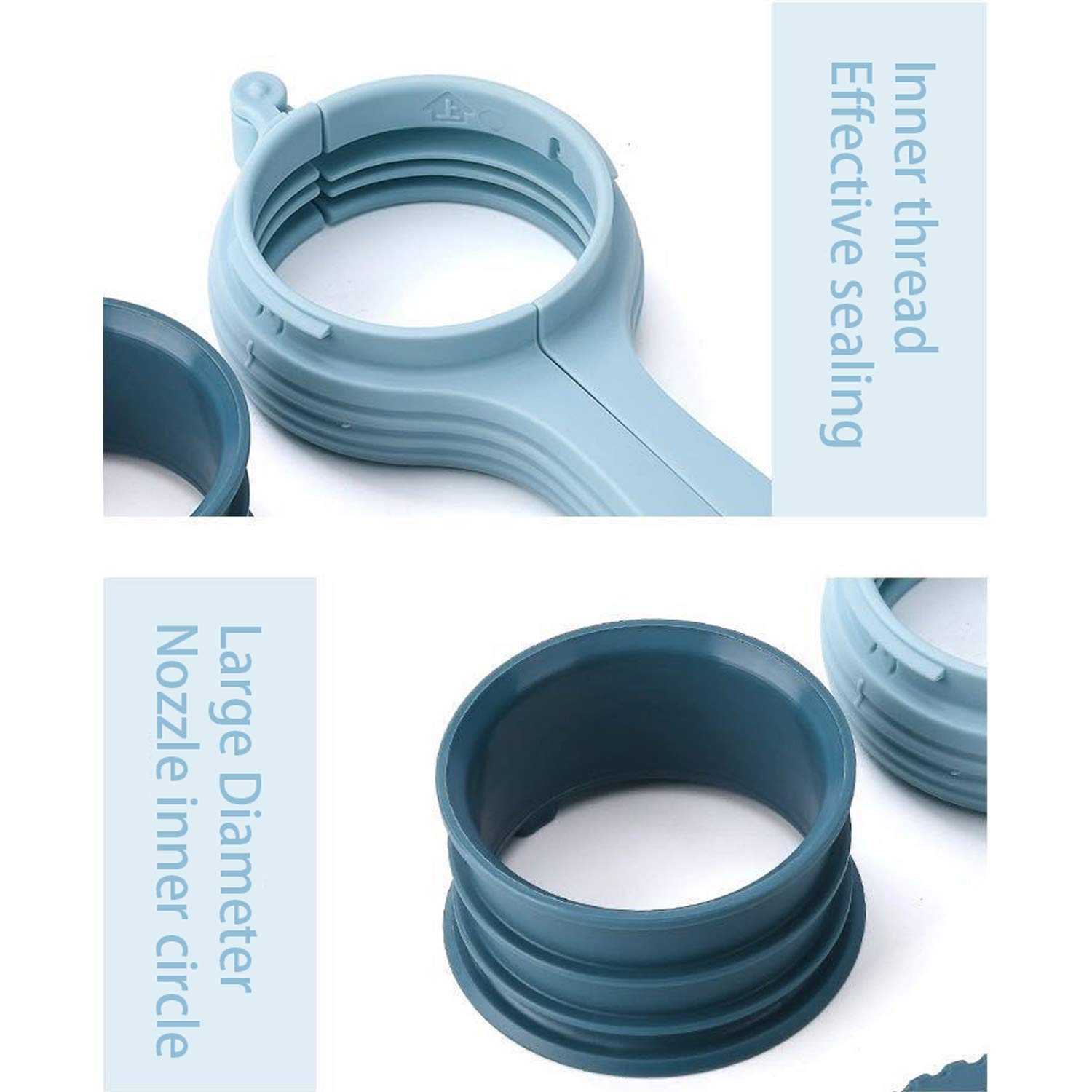 Ylliesy Bag Clips for Food with Pour Spouts Suitable for large plastic bags Kitchen Food Storage and Organization