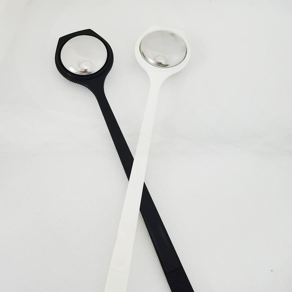 Yueya 2 Pcs Ice Cracker Ice Hammer Ice Mallet Tool Ice Tapper Ice Mallet Crusher for Cocktails, Crushed Ice, Drinks, Party, Kitchen (Black)