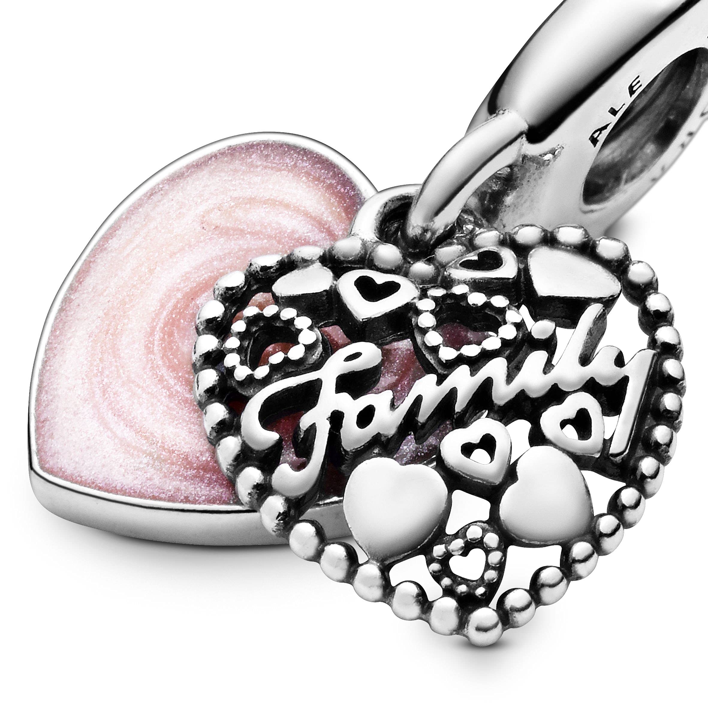 Pandora Jewelry Love Makes A Family Dangle Cubic Zirconia Charm in Sterling Silver