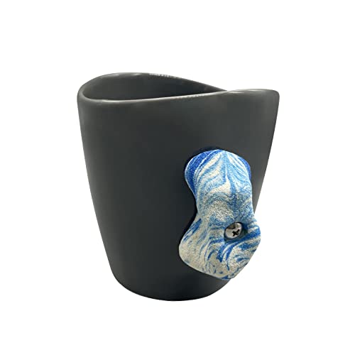 Rock Climbing Mug with Realistic Climbing Hand Hold Grip - A Great Gift for that Special Climber in Your Life! A Great Way to Challenge Your Grip Strength While Drinking Your Favorite Beverage