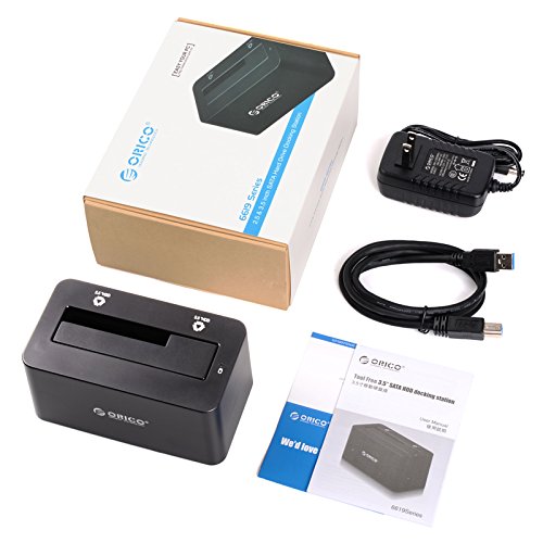 ORICO 6619US3 2.5" 3.5" Hard Drive HDD Docking Station USB 3.0 for SATA Hard Drive Disk