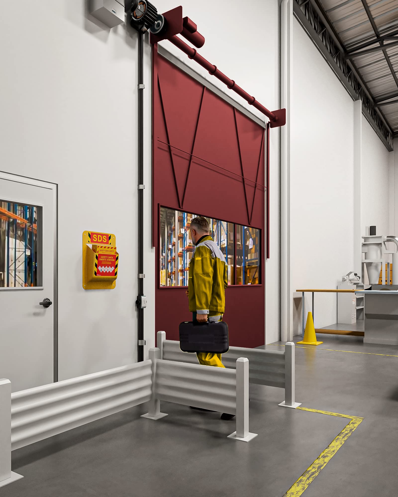 Yellow Safety (YS), 3-Pack SDS Binder - 2024 Requirements, 3-Pack, Heavy Duty 3 Inch, 3 Ring Safety Data Sheet SDS Binder