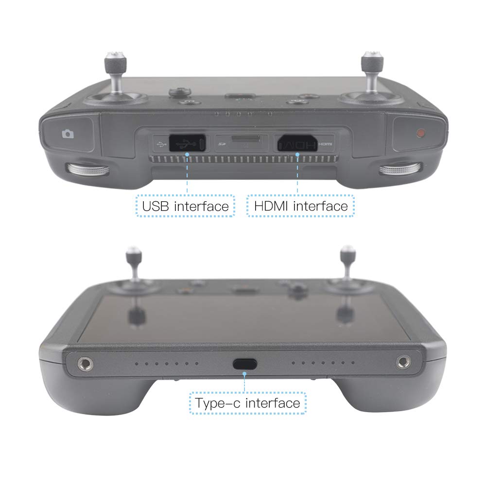 RCstyle Terminal Water-Resistant Dust Cover Plug Compatible with DJI Mavic 2 Zoom/Pro Enterprise Smart RC Remote Controller Accessory 3pcs