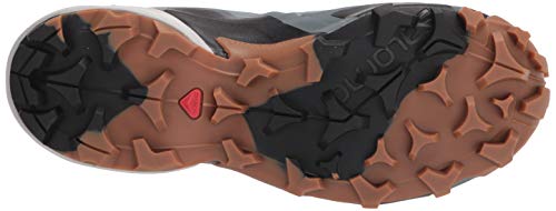 Salomon Cross MID Gore-TEX Hiking Boots for Women, Lead/Stormy Weather/Charlock, 6