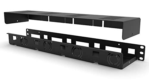 Raspberry Pi Rack Mount 1u 'Pro Enclosed' for 1-4 Raspberry Pi