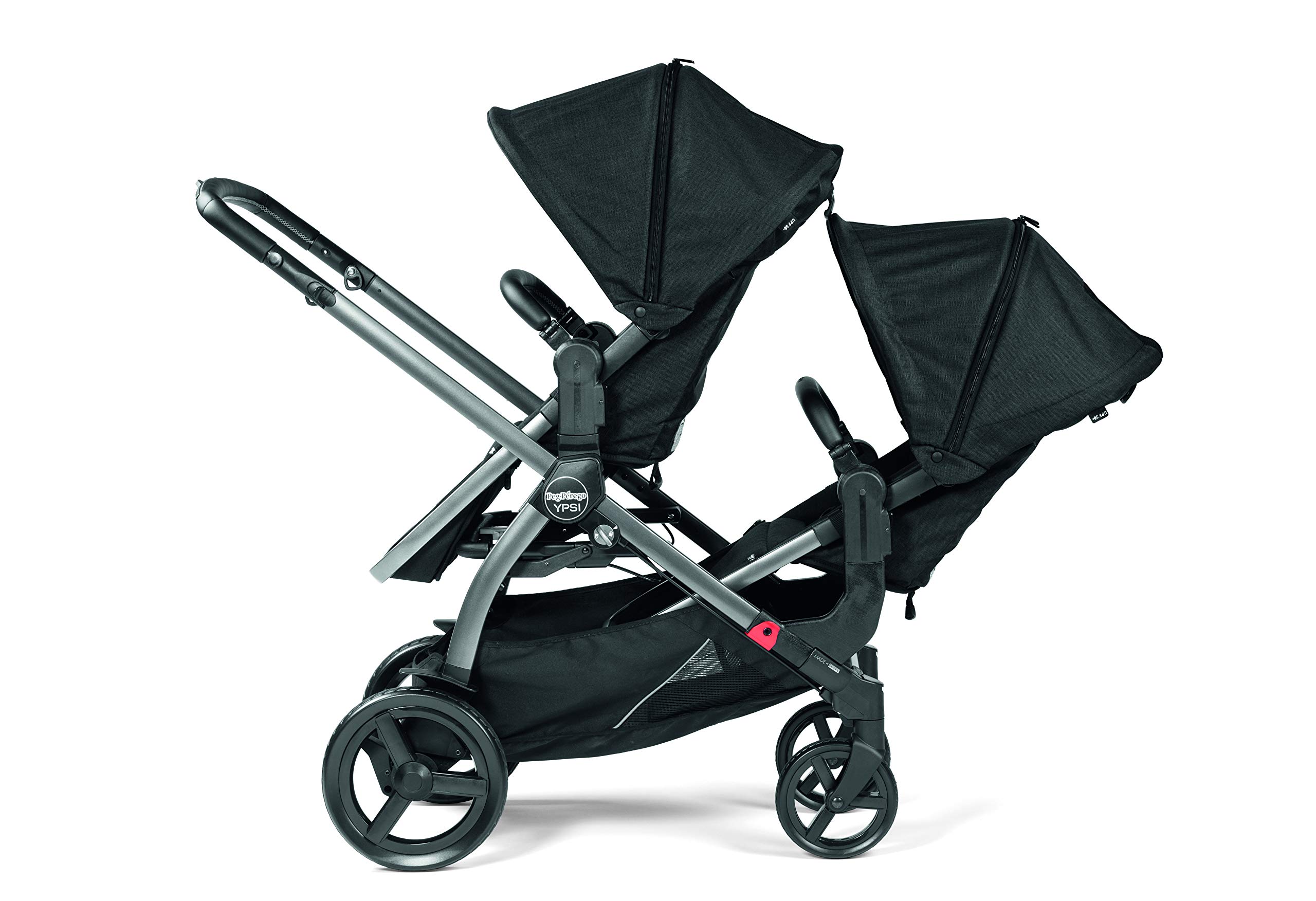 Peg Perego Companion Seat - Accessory - Compatible with Ypsi Strollers - Mon Amour (Beige & Pink)