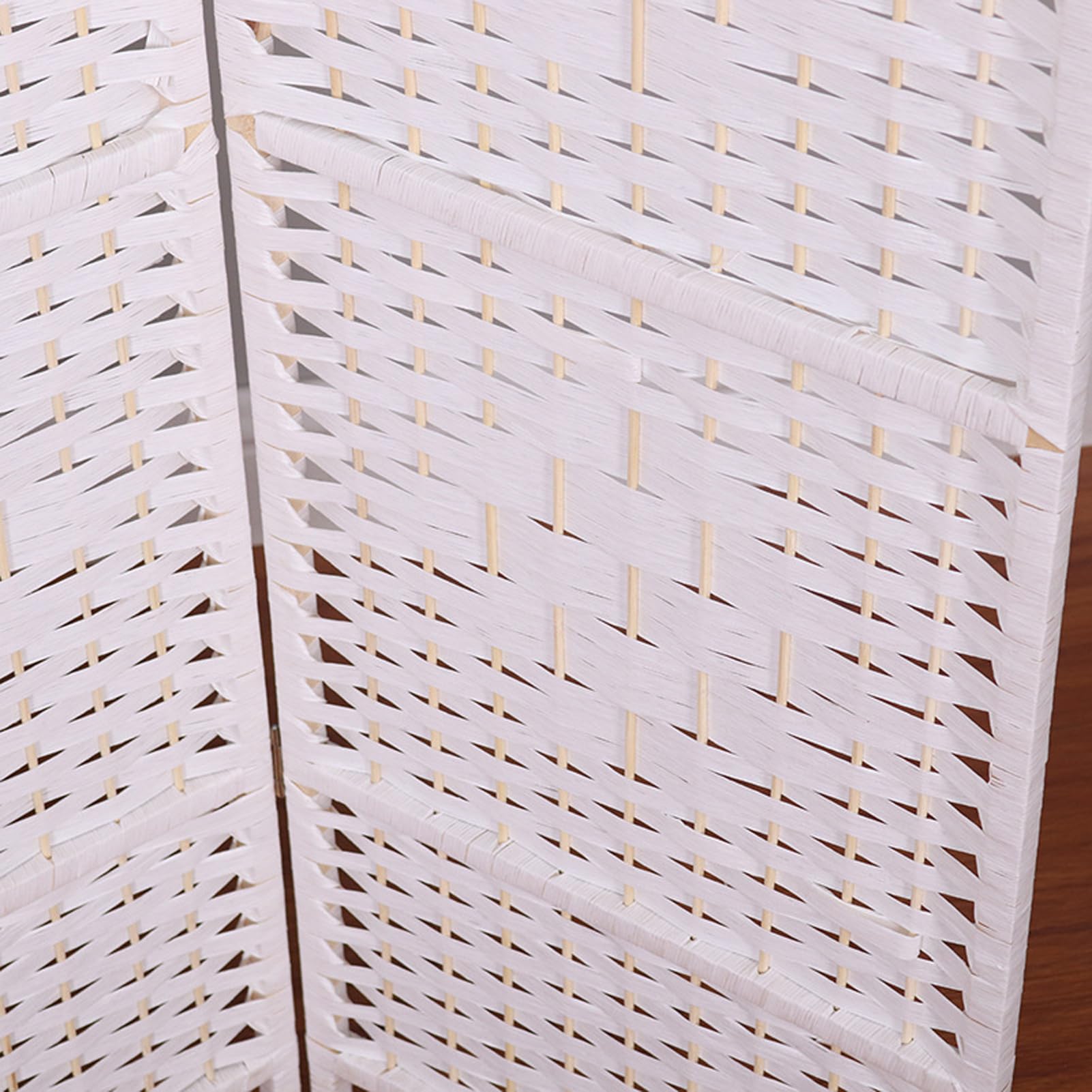 Portable Wall Partition Screen, 4 Panel Folding Privacy Screens, Room Divider Privacy Screen, Indoor Room Divider, Folding Privacy Screen for Office