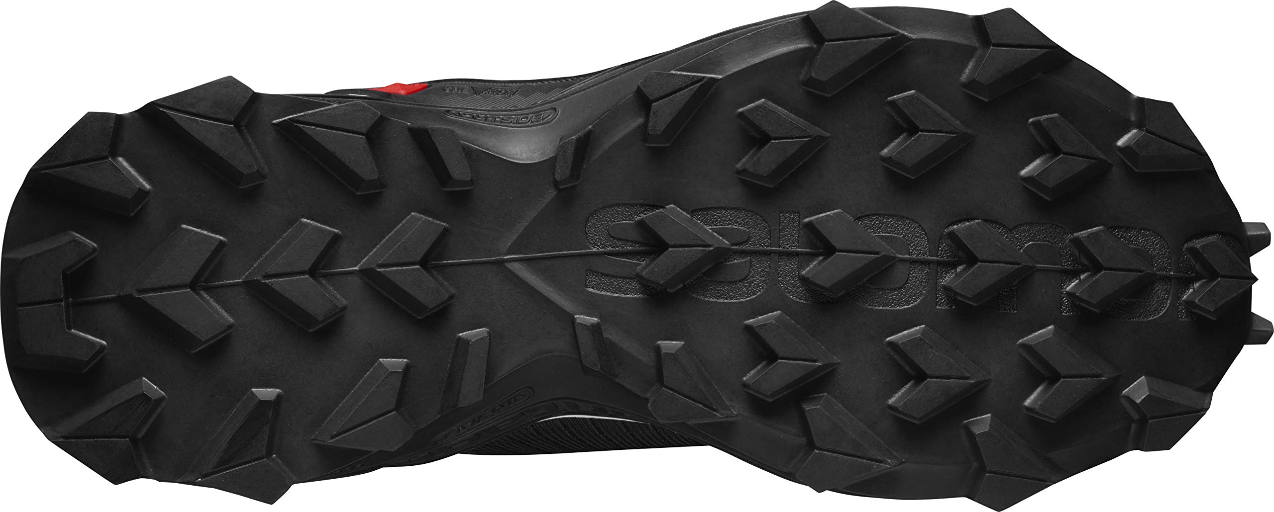 Salomon Kid's ALPHACROSS Blast Trail Running Shoes, Black/White/Black, 4 Big Kid