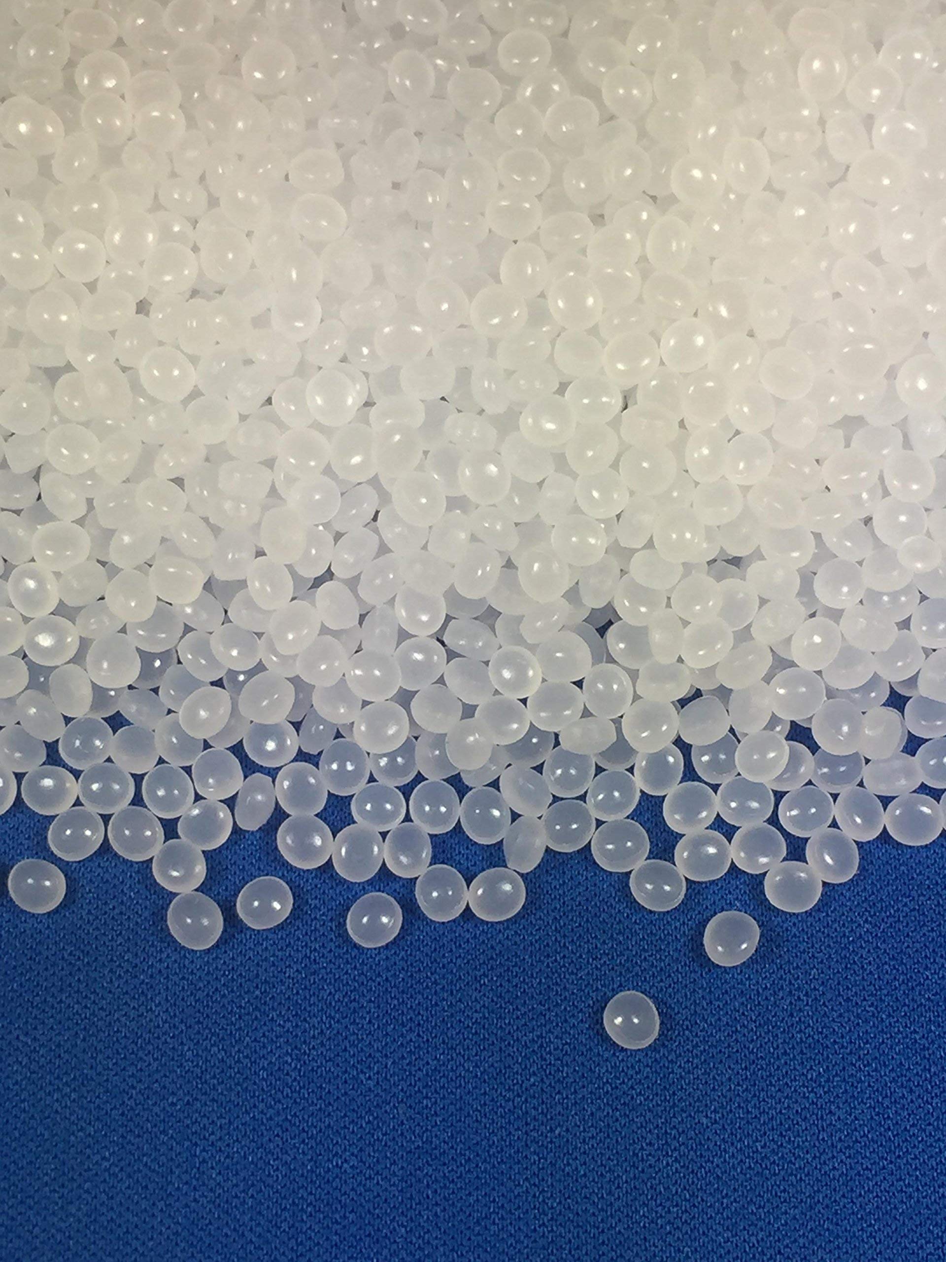 Poly Plastic Pellets Bulk for Weighted Blankets & Crafts Bulk Box (25 pounds) Made in the USA for Rock Tumbling, Stuffing & Filling Dolls, Crafts, Lap Pad