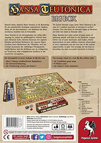 Pegasus Spiele 55148G - Hansa Teutonica Big Box, Grey