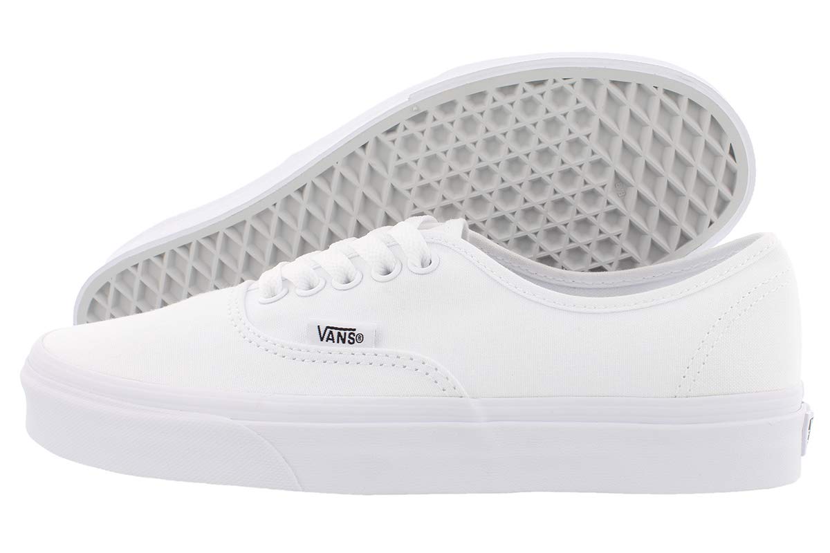 Vans U Authentic, Unisex Adults’ Sneakers True White, 9.5 Women/8 Men