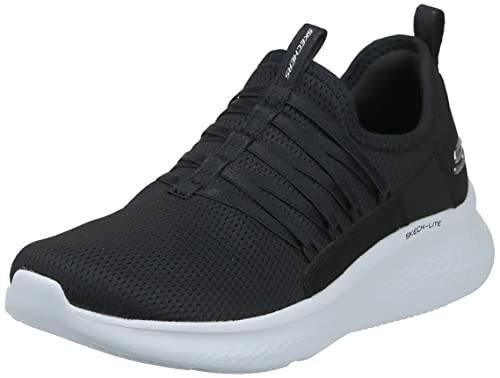 Skechers Women's Skech-Lite Pro Slip On Sneaker Black 7.5 Medium US