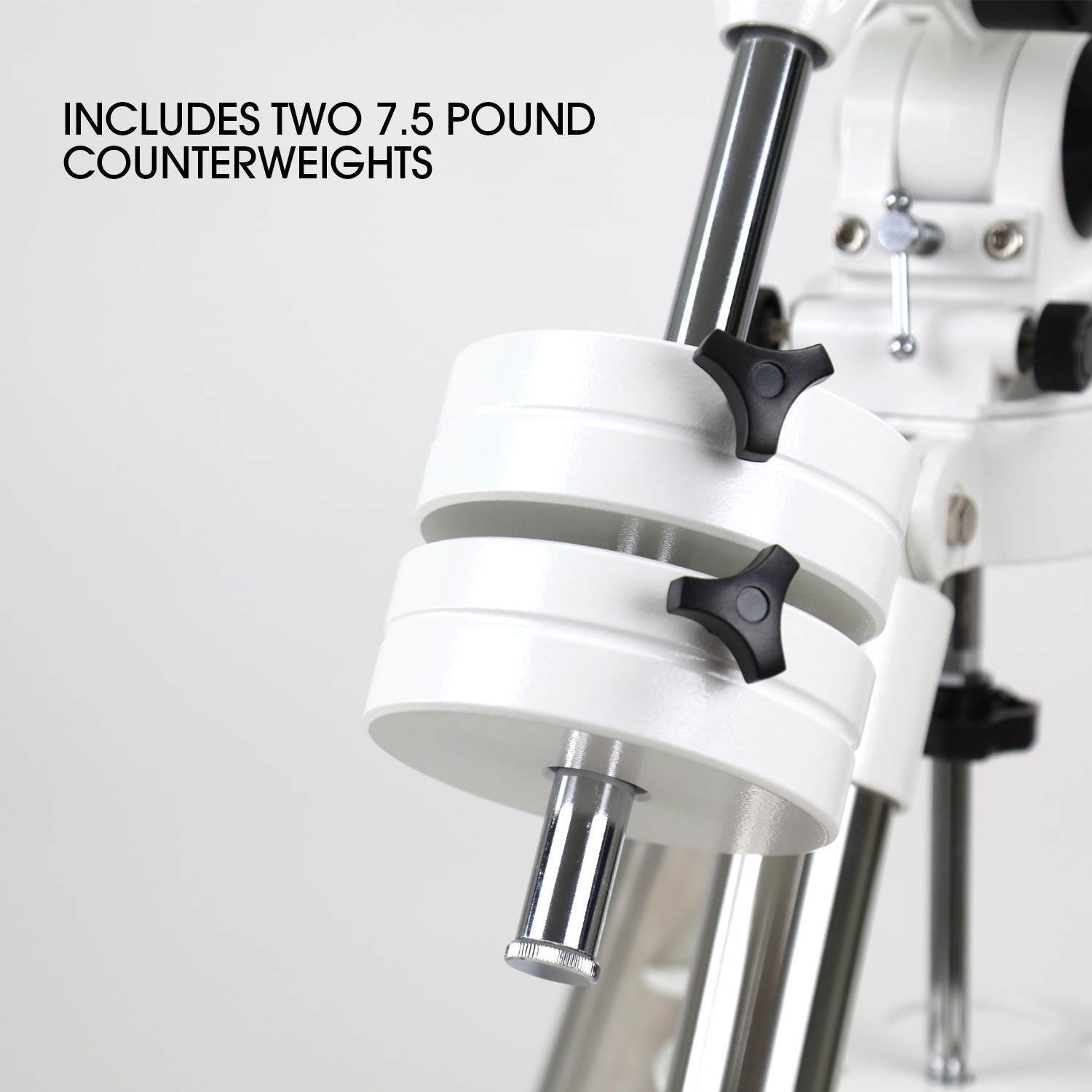 Sky Watcher EQM-35 β Fully Computerized GoTo German Equatorial Telescope Mount β Belt-driven, Astrophotography ready, Computerized Hand Controller with 42,900+ Celestial Object Database,White