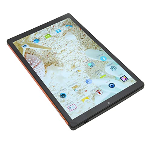 Soraz HD Tablet, 100-240V 6GB 128GB 2.4G 5G WiFi 10.1 Inch 6000mAh Reading Tablet for Android 11.0 (US Plug)