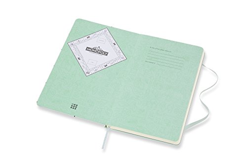 Moleskine Limited Edition Monopoly Notebook, Hard Cover, Large (5" x 8.25") Plain/Blank, 240 Pages