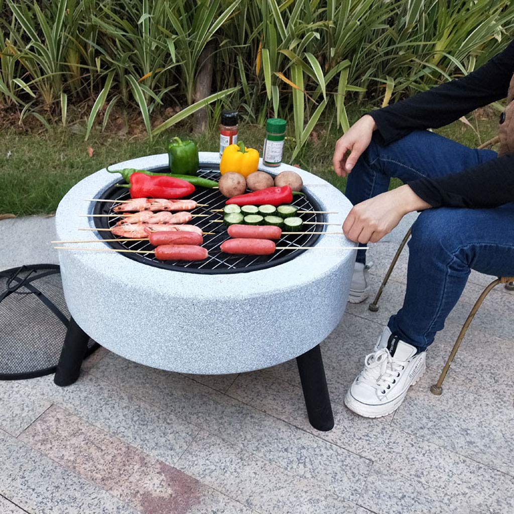 Portable Charcoal Grill Barbecue Grill Mini Grill for Decoration Heating Barbecue Stainless Steel Small BBQ Grill