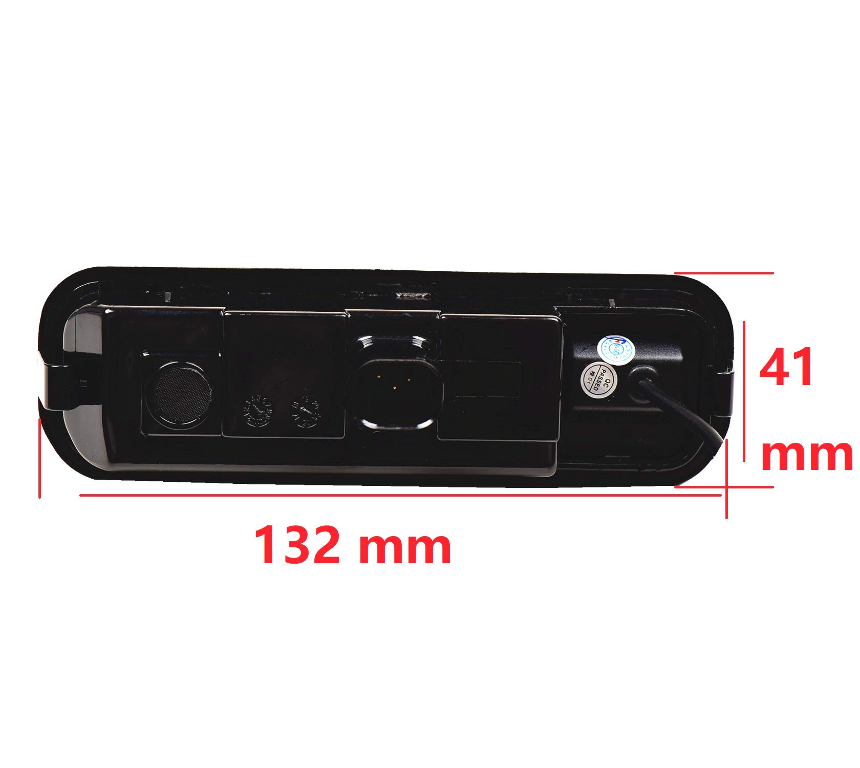 Rear Reversing Backup Camera Rearview Tailgate Handle Replacement Camera Night Vision Ip69k Waterproof for Ford Focus SE/Ford Focus ST/Ford Focus 2/Ford Focus 3/ Focus Turnier Mk3/ Escort
