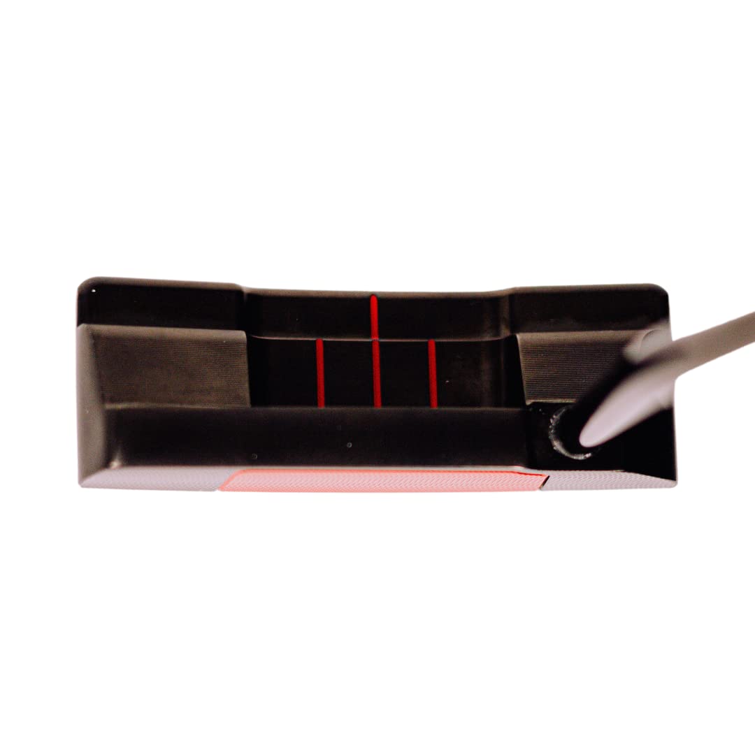 The Fatty - 100% Milled Premium Squareback Golf Putter - Black Widow Golf (Right, 34)