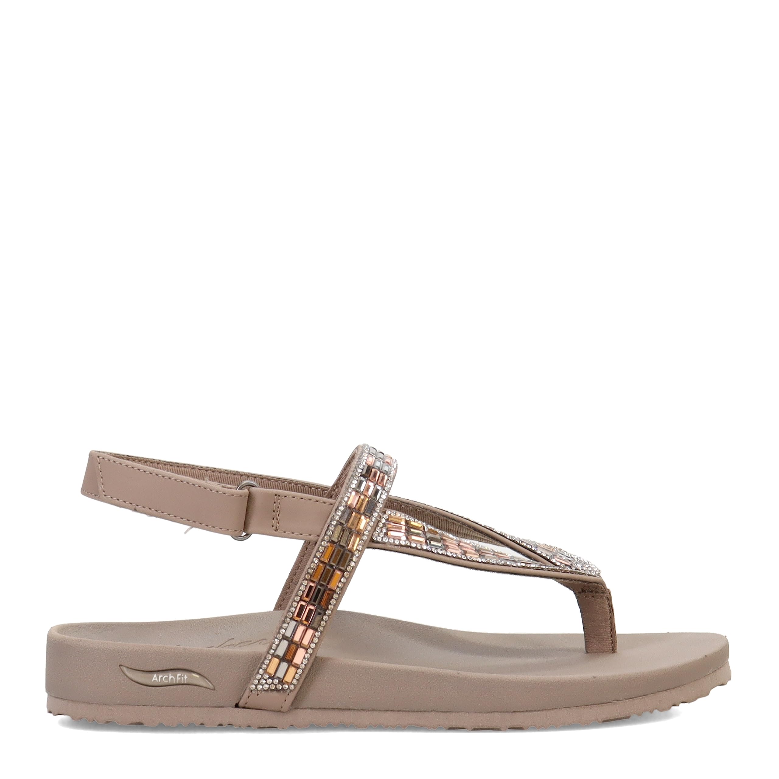 Skechers Women's, Arch Fit Meditation - Fancy Love Sandal Taupe 9 M