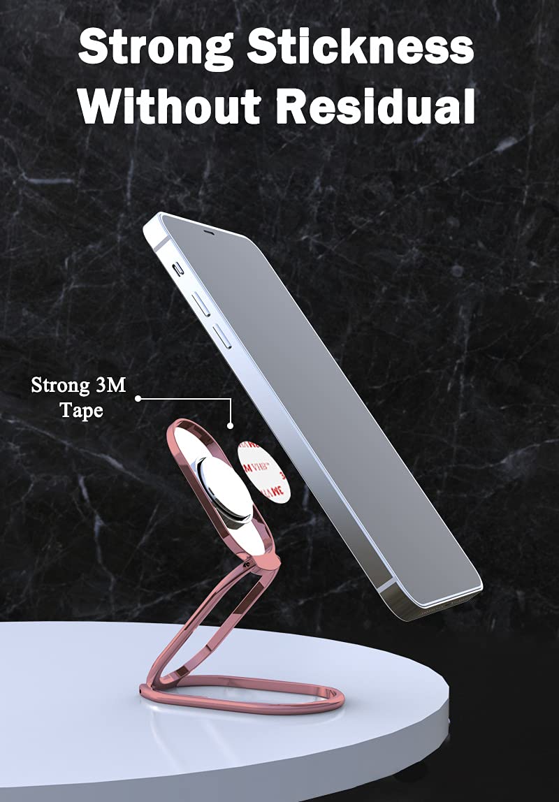 VAWcornic Phone Ring Holder Finger Kickstand, 540° Dual Direction Rotating Phone Grip for iPhone, Samsung, Huawei Smartphone, Tablet, Kindle, Switch Lite Compatible with Magnetic Car Mount