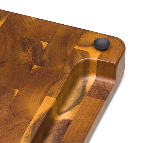 WMF Acacia, Gentle Wood is Softer Steel, Board Offers a Flexible and Thus Blade Friendly Base for All Types of Chopping and Cutting Work