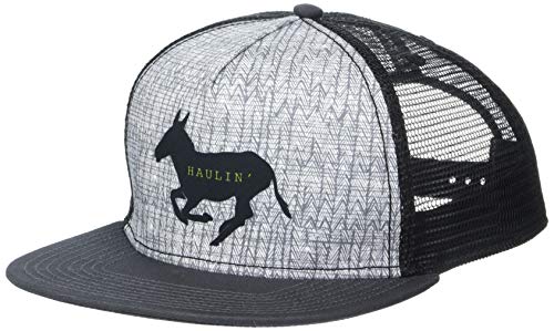 prAna Journeyman Trucker, Charcoal Haulin, One Size