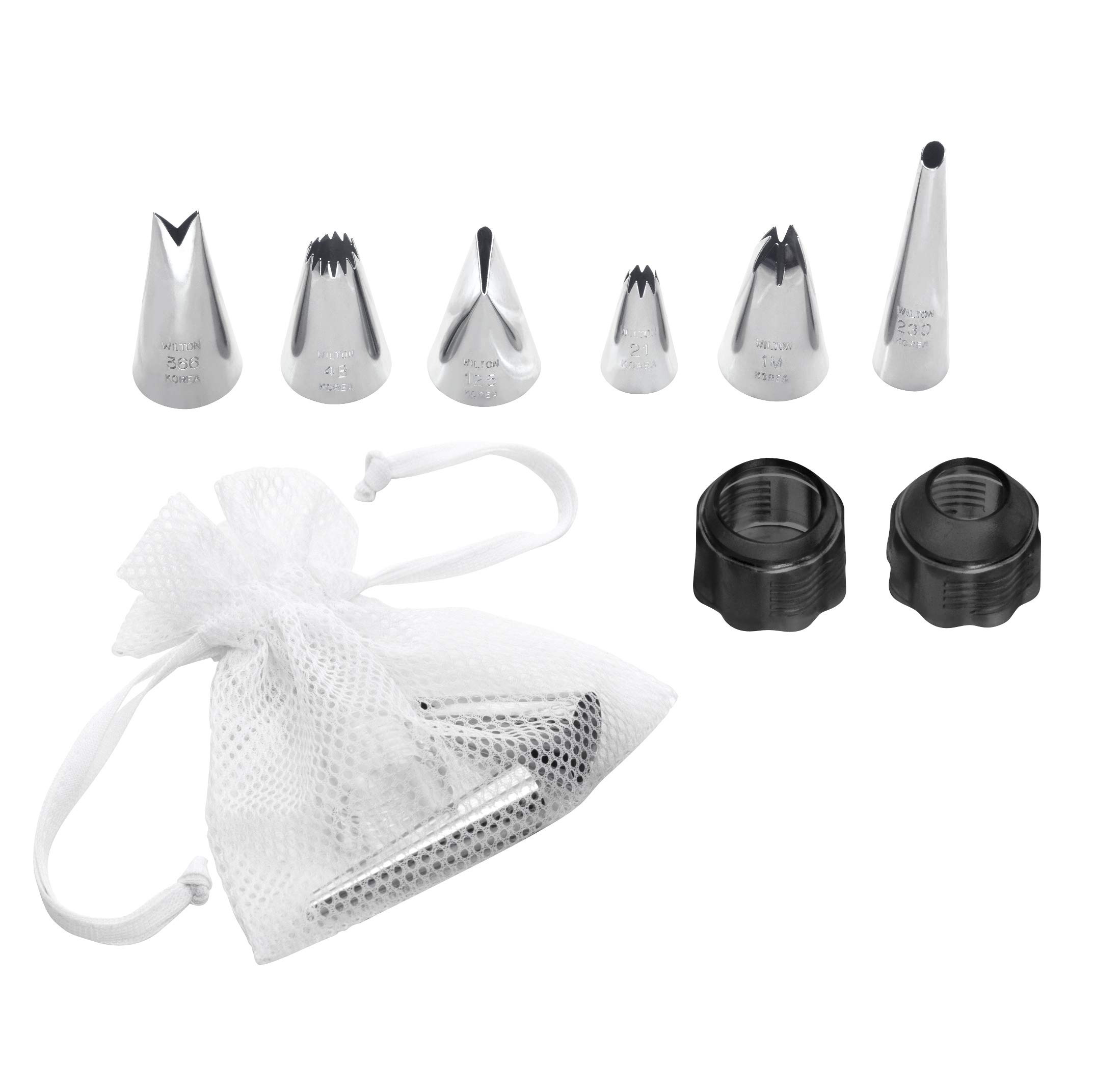 Wilton Dessert Decorator Pro - Easy to Use One Handed Plunger Smoothly Pushes Icing to Decorate Baked Treats or Appetizers Like Deviled Eggs, 10-Piece
