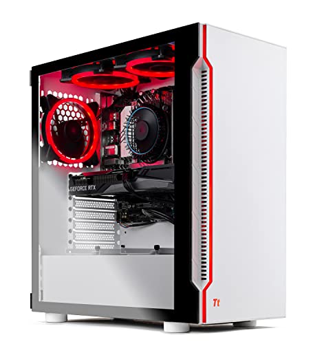 Skytech Gaming Skytech Archangel Gaming PC Desktop β Intel Core i5 12400F 2.5 GHz, RTX 3060, 1TB NVME SSD, 16G DDR4 3200, 600W Gold PSU, AC Wi-Fi, Windows 11 Home 64-bit