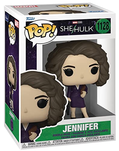 POP Marvel: [She Hulk] Attorney at Law - Jennifer Funko Vinyl Figure (Bundled with Compatible Box Protector Case), Multicolor, 3.75 inches