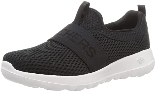 Skechers Womens Go Walk Joy Light Smile Black Lifestyle Sneakers Shoes 8.5