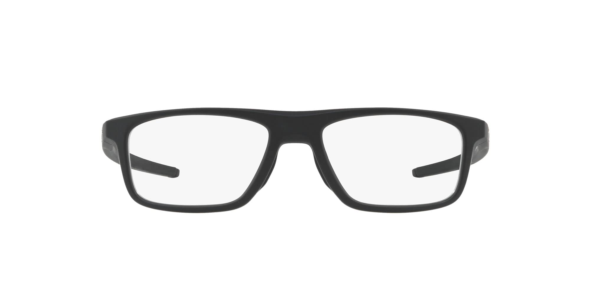 Oakley Men's OX8127 Pommel Rectangular Reading Glasses, Satin Black, 53mm + 1