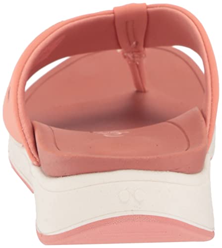 Ryka Women's Timid Thong Sandal Clay Pink 8 W