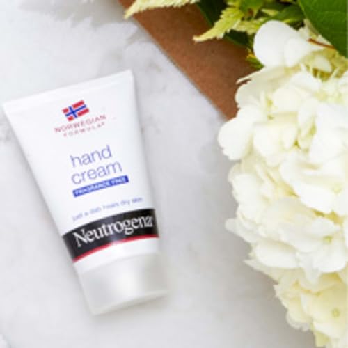Neutrogena Norwegian Formula Moisturizing Hand Cream Formulated with Glycerin for Dry, Rough Hands, Fragrance-Free Intensive Hand Lotion, 2 oz, Pack of 6