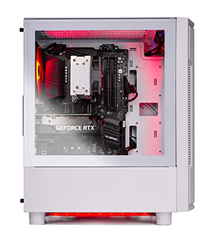 Skytech Gaming Archangel Gaming PC Desktop β AMD Ryzen 5 3600 3.6 GHz, NVIDIA RTX 3050, 500GB NVME SSD, 8GB DDR4 RAM 3200, 600W Gold PSU, 11AC Wi-Fi, Windows 11 Home 64-bit