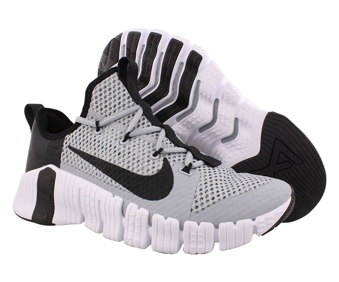 Nike Free Metcon 3 Unisex Shoes, Wolf Grey/Black-White, 10.5 M US