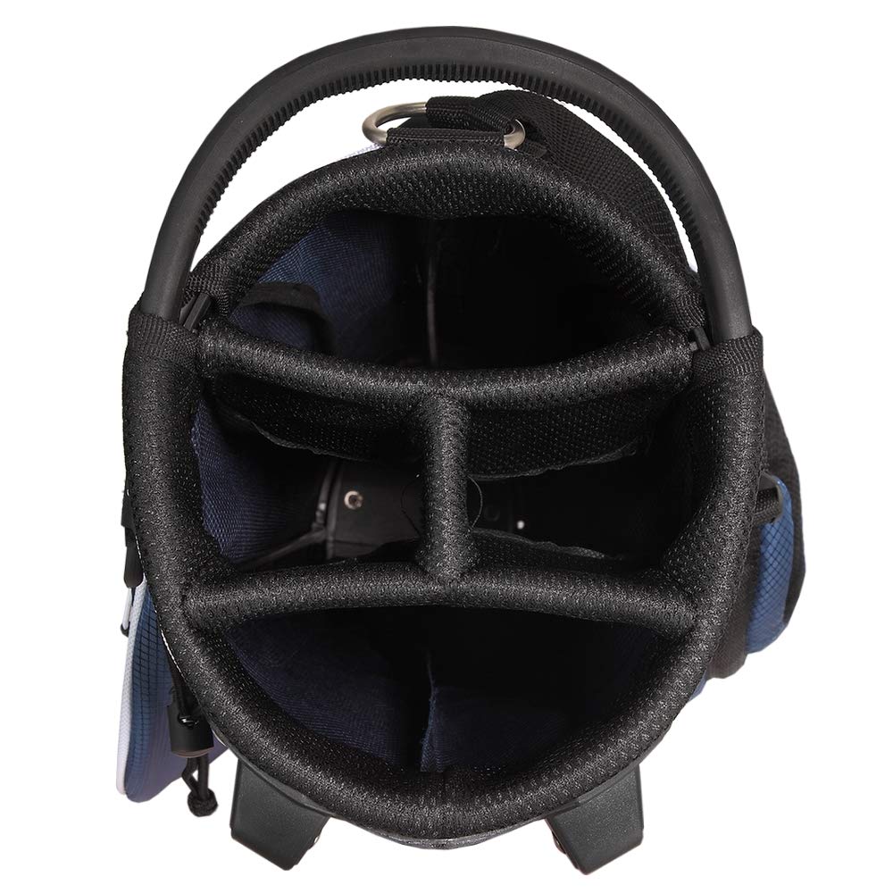 Prosimmon Golf DRK 7" Lightweight Golf Stand Bag with Dual Straps Blue/White