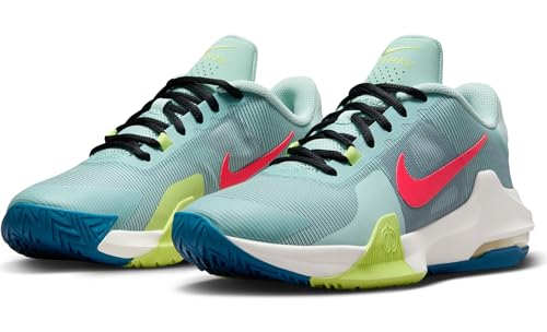 NIKE Men's Basketball Three Quarters Tall, Jade Ice Bright Crimson Industrial Blue, 13.5 AU