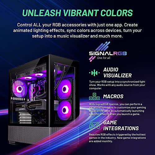 Skytech Gaming Azure Gaming PC Desktop β Intel Core i9 13900K 3.0 GHz, NVIDIA RTX 4090, 2TB NVME Gen4 SSD, 64GB DDR5 RAM RGB, 1000W Gold PCIE 5.0 PSU, 360mm AIO, 11AC Wi-Fi, Windows 11 Home 64-bit