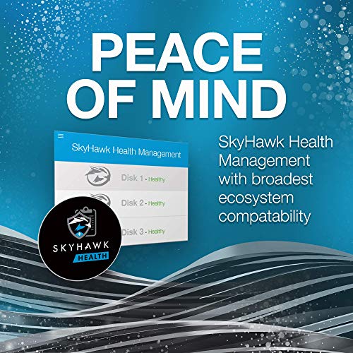 Seagate Skyhawk 2TB Surveillance Internal Hard Drive HDD - 3.5 Inch SATA 6Gb/s 64MB Cache for DVR NVR (ST2000VX008) (Renewed)