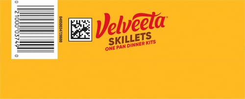 Velveeta Skillets Creamy Beef Stroganoff One Pan Dinner Kit with Cheese Sauce (Pasta & Seasonings, 11.6 oz Box)